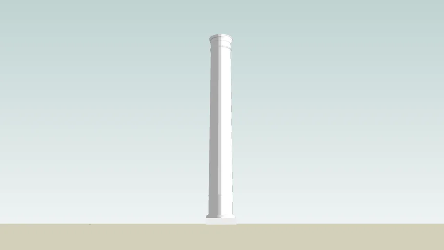 Doric order column | 3D Warehouse