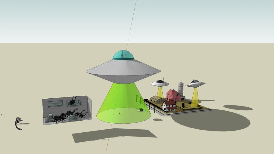 alien battle | 3D Warehouse