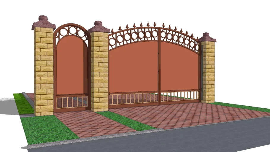 Fance 02. | 3D Warehouse