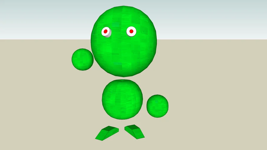 Basic Sphere Man | 3D Warehouse