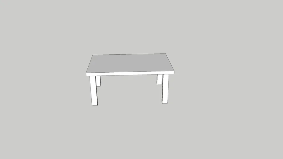 table basse simple | 3D Warehouse