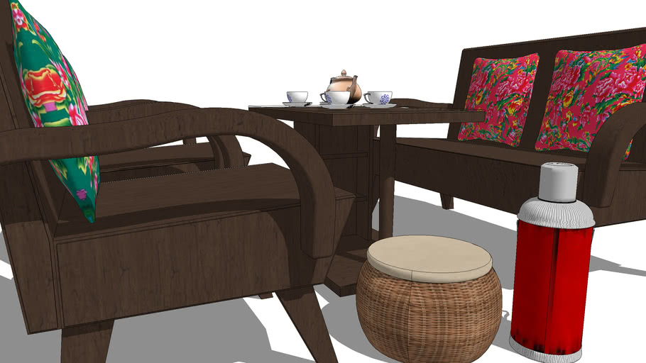 Ban Ghe | 3D Warehouse