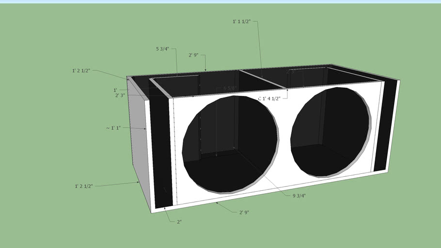 Subwoofer Box | 3D Warehouse