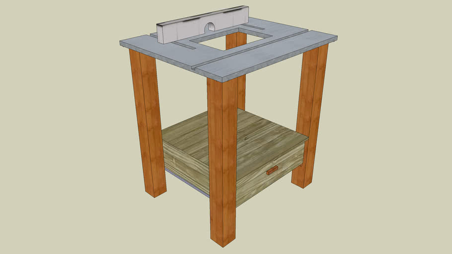 Router Table | 3D Warehouse