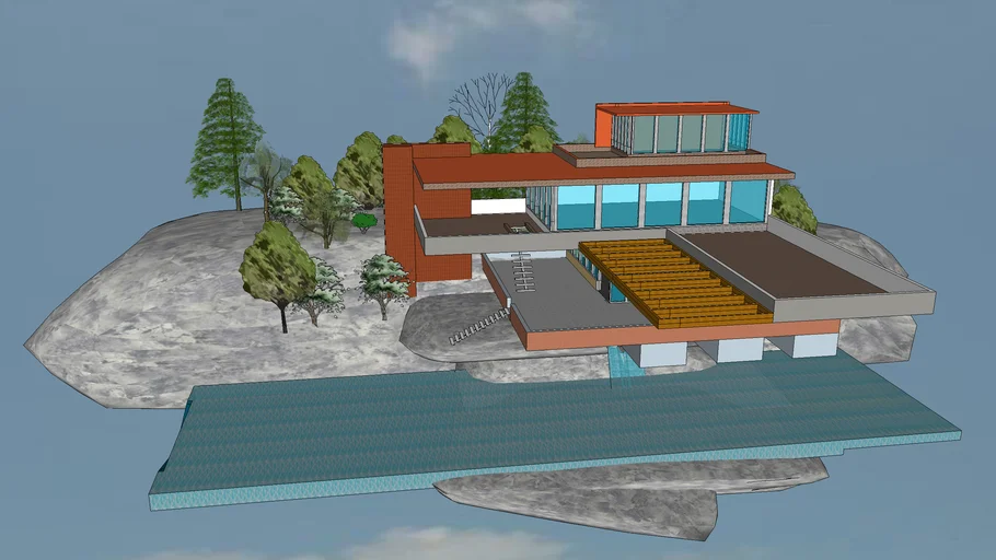 The Falling Water | 3D Warehouse