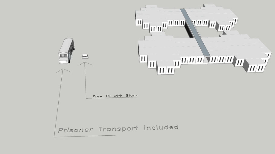 Detention center Modular Design Concept 1 | 3D Warehouse