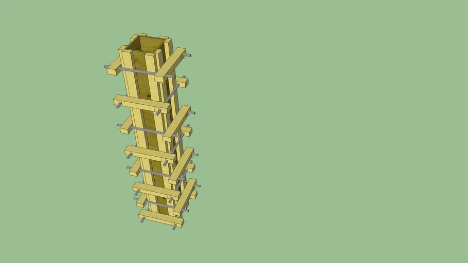 Column formwork 300x300 | 3D Warehouse