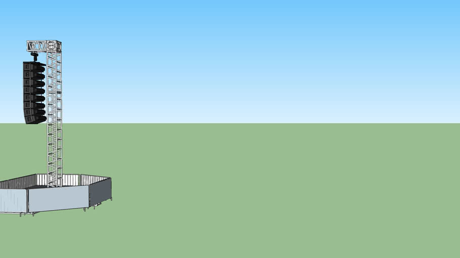 Line Array tower | 3D Warehouse