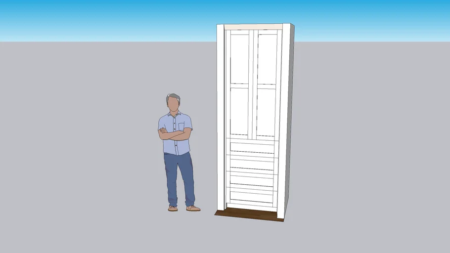 Closet Cabinet -Jane | 3D Warehouse