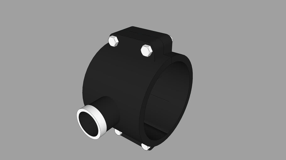 SADDLE CLAMP 4'X1' | 3D Warehouse