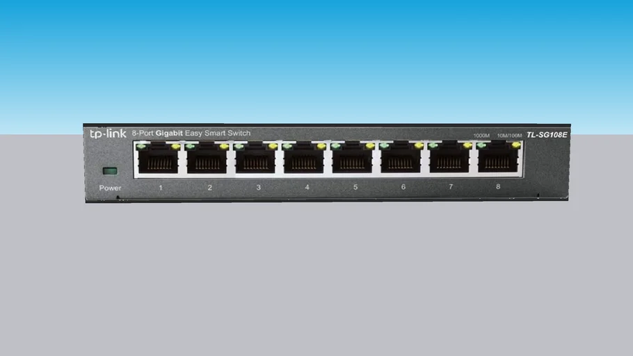 TP-Link TL-SG108E Gigabit Network Switch | 3D Warehouse