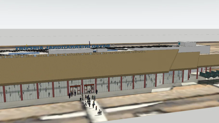 Davao City Francisco Bangoy International Airport Philippines | 3D ...