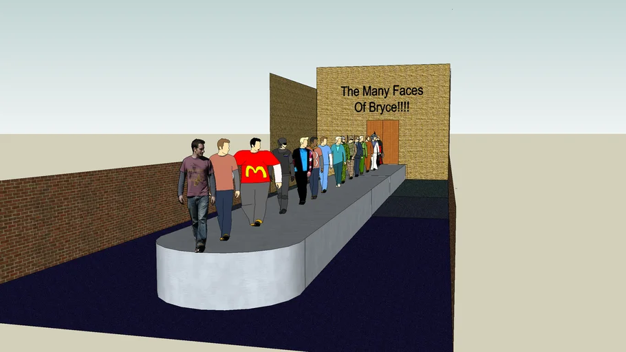 The Many Faces of Bryce Thank you to all the modelers that made the ...