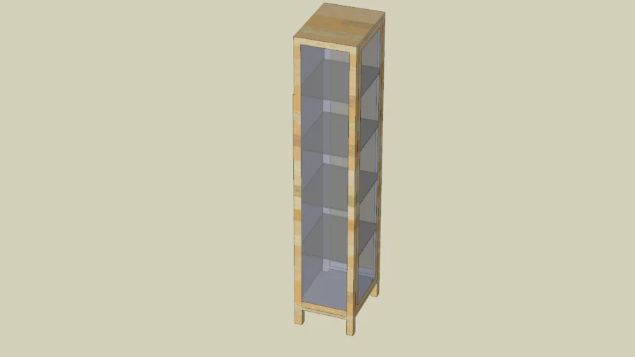Glass Display Cabinet | 3D Warehouse