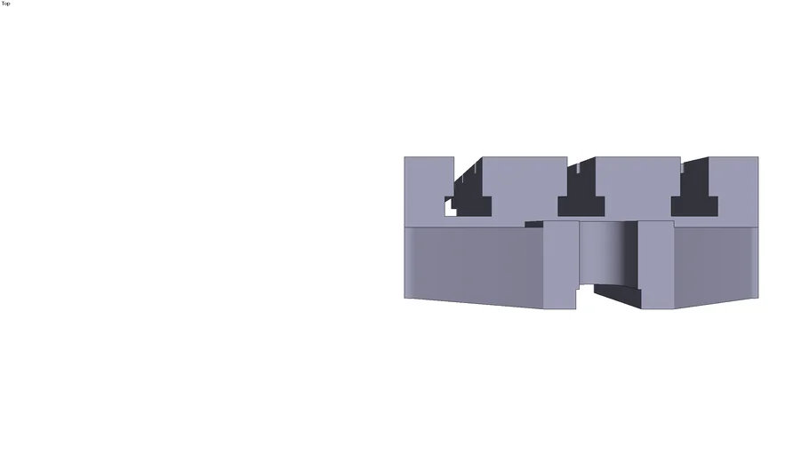 Base plate - 280 x 125 x 50 mm | 3D Warehouse