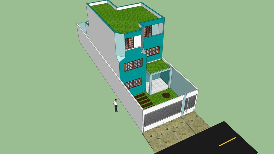 Casa de tres andares | 3D Warehouse