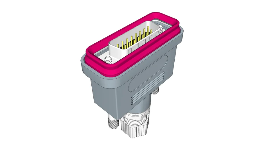 DB15 IP67 Connector KIT | 3D Warehouse