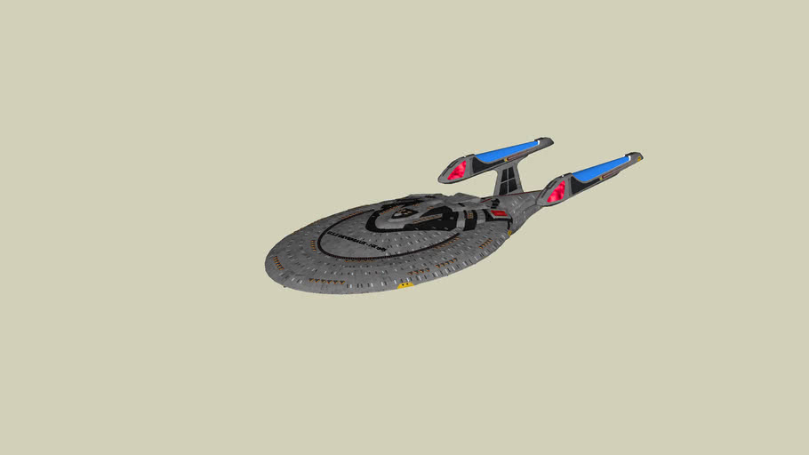 Federation Starship Model | 3D Warehouse