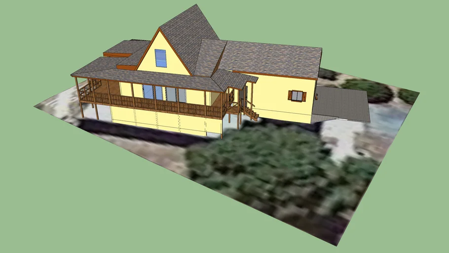 A frame house | 3D Warehouse