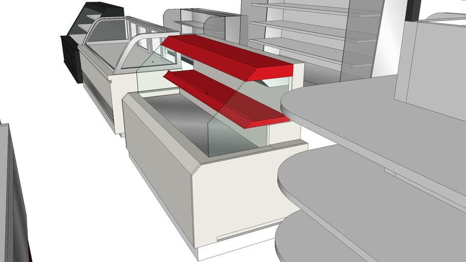 showcase chiller | 3D Warehouse