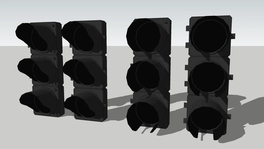 GE Southern Autoflow traffic signals | 3D Warehouse