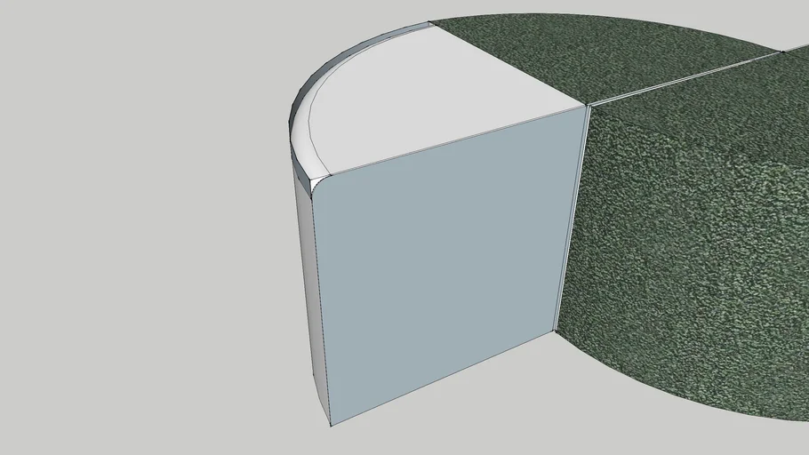 Rounded edge around a curve | 3D Warehouse