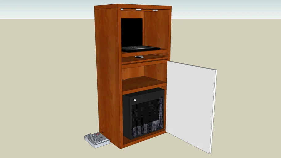 mobiletto porta pc | 3D Warehouse