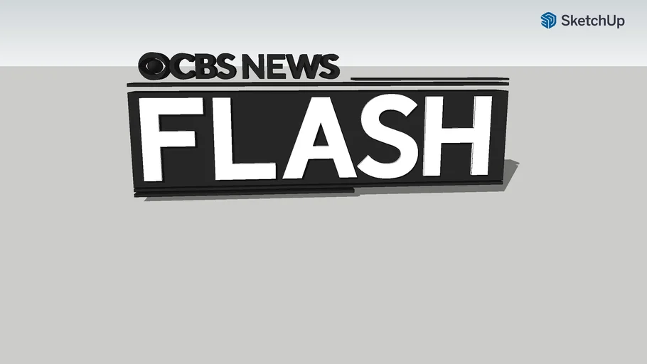 CBS News Flash Logo | 3D Warehouse
