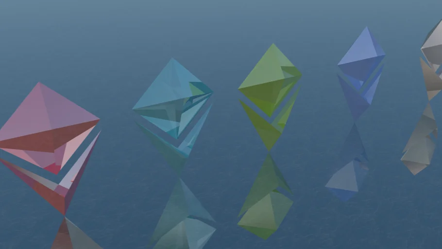 Ethereum Jewels coins NFT | 3D Warehouse