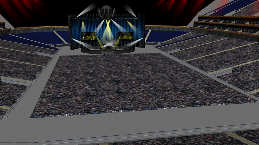 o2 arena concert | 3D Warehouse