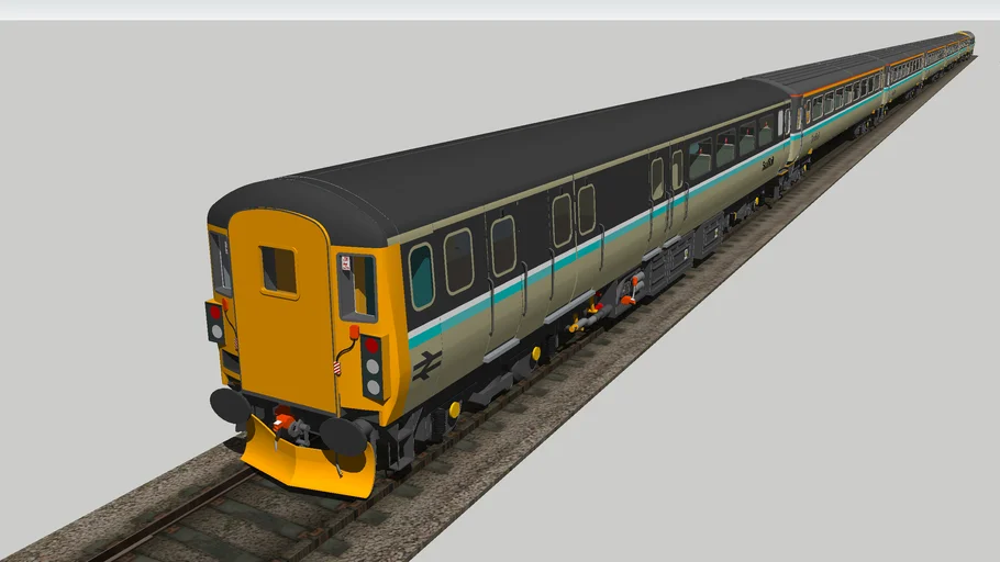 Class 47 Scotrail with MK3 Coaches and DBSO | 3D Warehouse