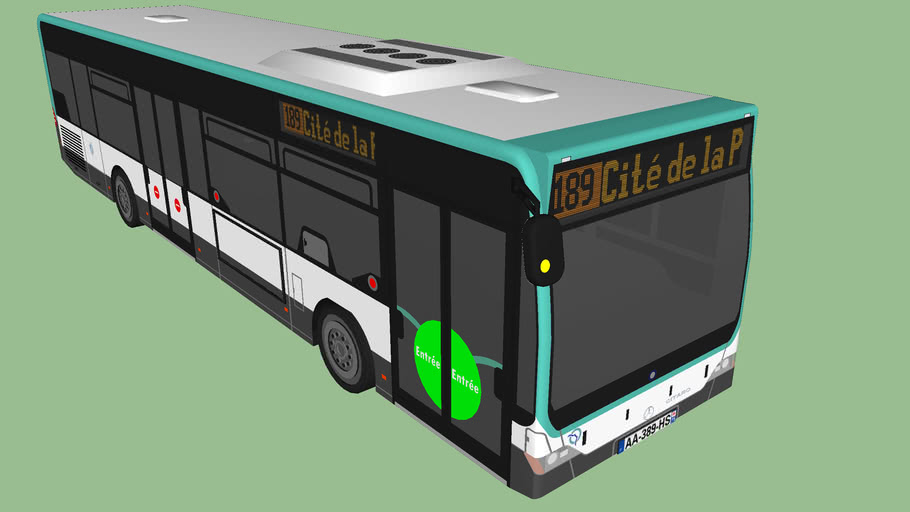 Mercedes CITARO II RATP | 3D Warehouse