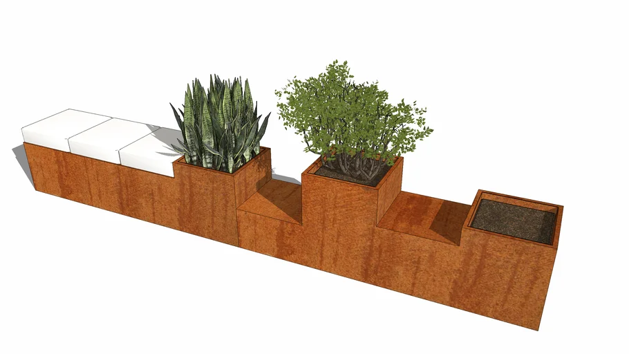 bench plant | 3D Warehouse
