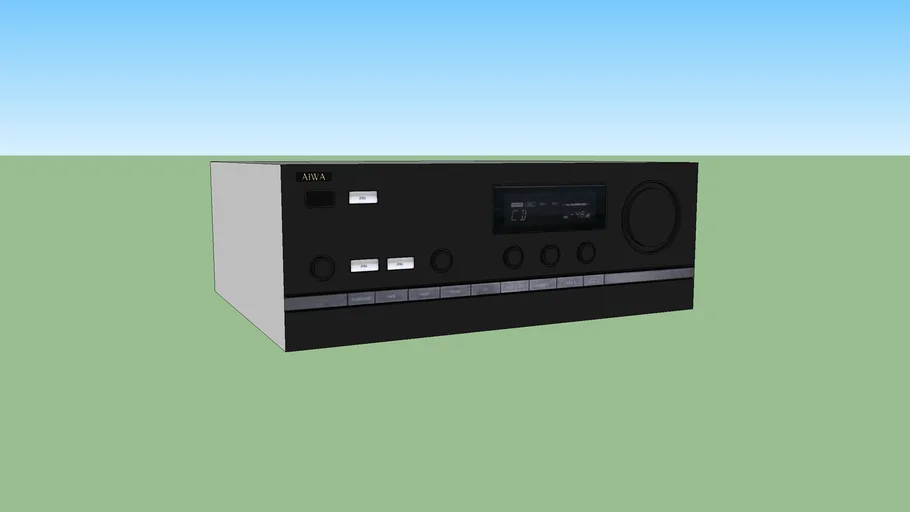 Aiwa (MX-D9) stereo integrated amplifier | 3D Warehouse