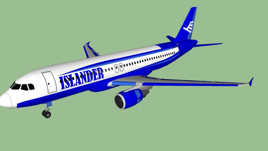 Decknar Islander Airbus A320-232 | 3D Warehouse