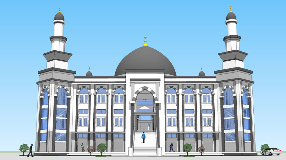 masjid 3 lantai | 3D Warehouse