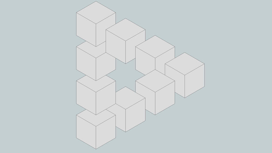 A Penrose Triangle Model | 3D Warehouse