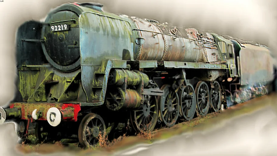 '- Locomotives - by Mylyn '92219'.. 9F HEAVY...To Be Restored... | 3D ...