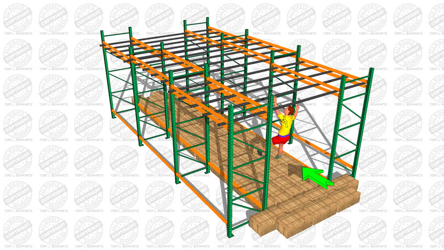 Pallet Rack Ring Obstacle | 3D Warehouse