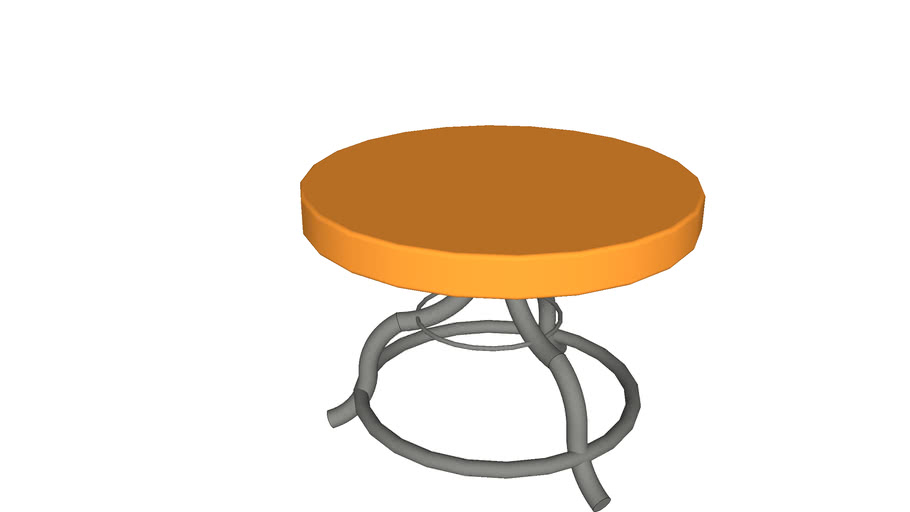 Round stool | 3D Warehouse