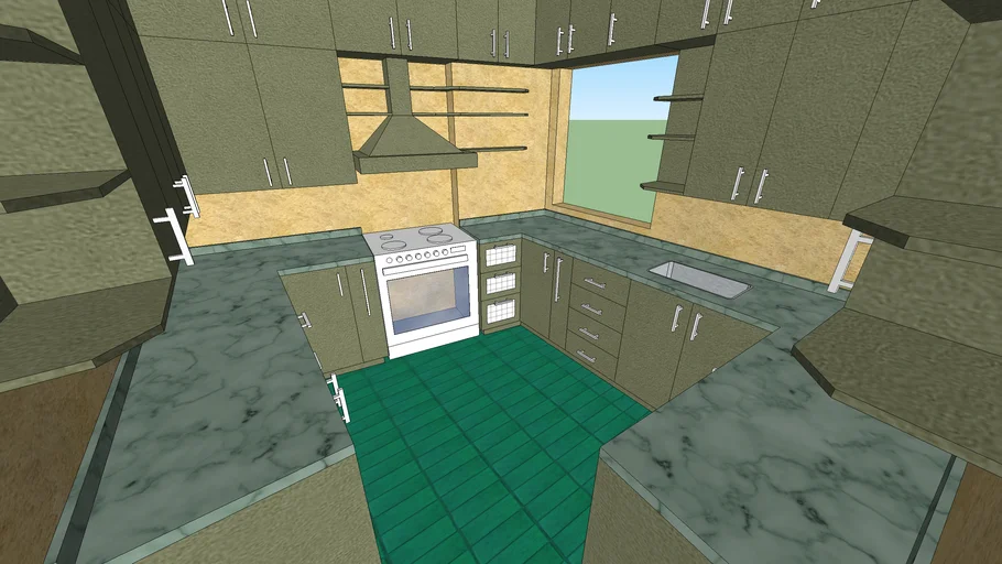 Kitchen 01 | 3D Warehouse