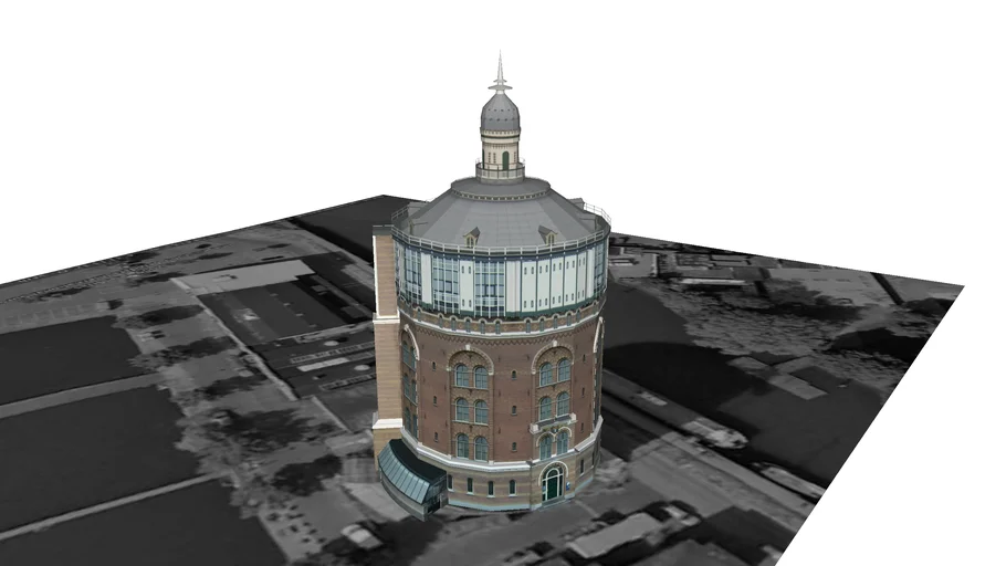 Watertoren De Esch - Rotterdam | 3D Warehouse