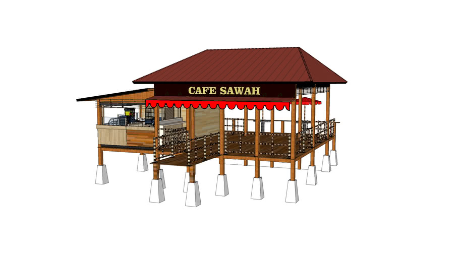 Cafe Sawah | 3D Warehouse
