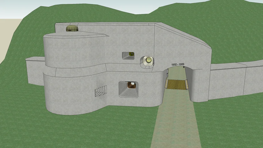 Eben-Emael Blok 1 | 3D Warehouse