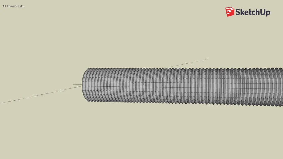 Copy of All Thread Rod | 3D Warehouse