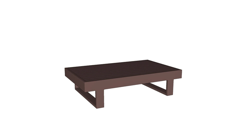 MESA DE CENTRO AMARANTO em ALUMÍNIO | 3D Warehouse