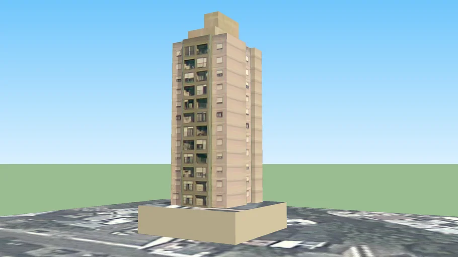 Edificio en diag. 79, 2 y 60, La Plata | 3D Warehouse