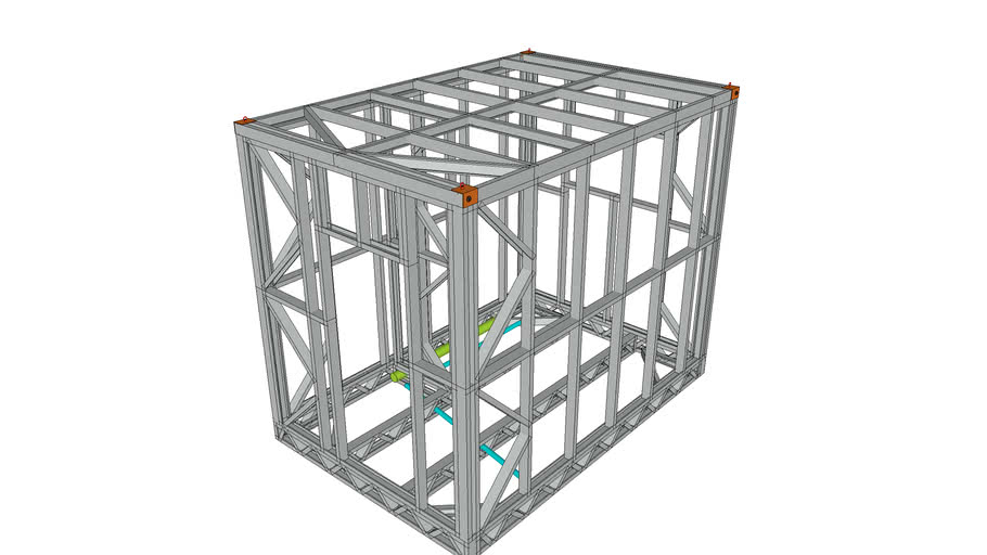 Bathroom pod frame | 3D Warehouse