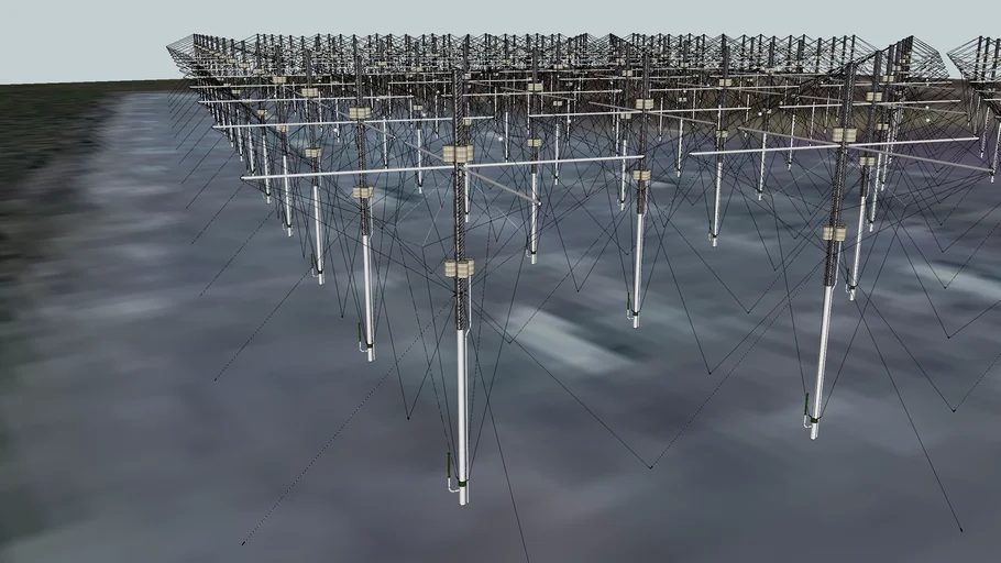 HAARP Field Antenna Array | 3D Warehouse