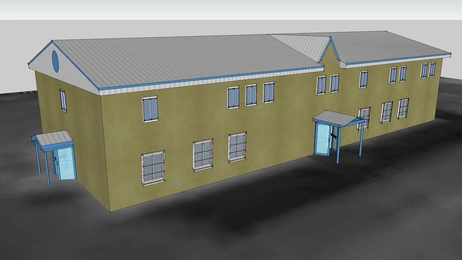 GTHS Bamenda admin block | 3D Warehouse